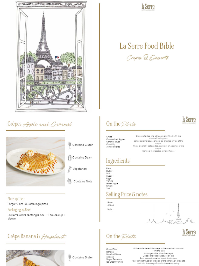 Food Bible Crepes & Desserts Ym | PDF | Foods | Desserts