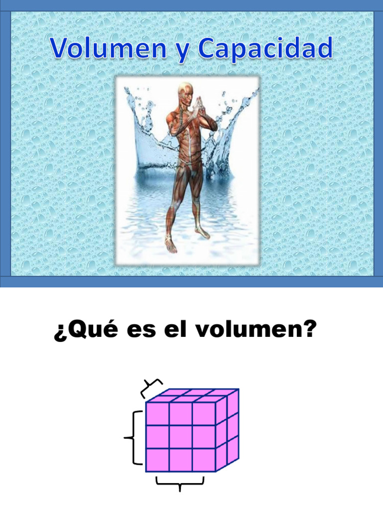 Volumen y Capacidad | PDF
