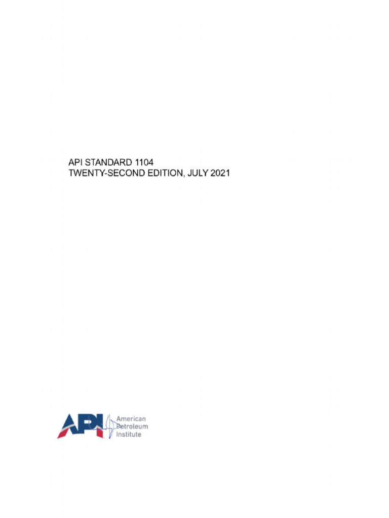 API 1104 (2021) Español | PDF | Física Aplicada e Interdisciplinaria ...