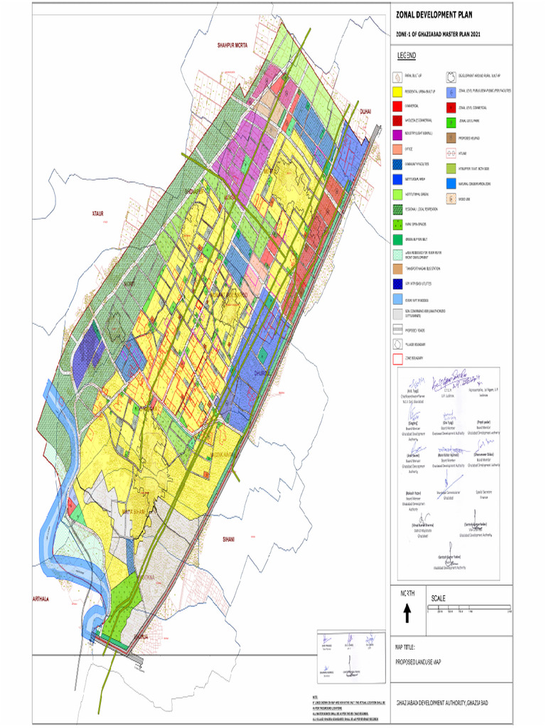 Zonal Plan New Ghaziabad | PDF