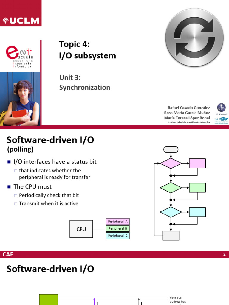 T4U3 Synchronization 2 | PDF | Input/Output | Central Processing Unit