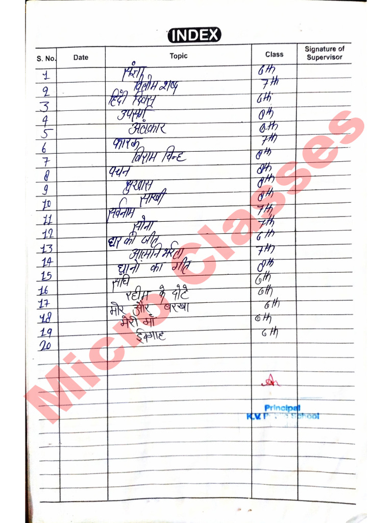 Hindi Lesson Plan | PDF