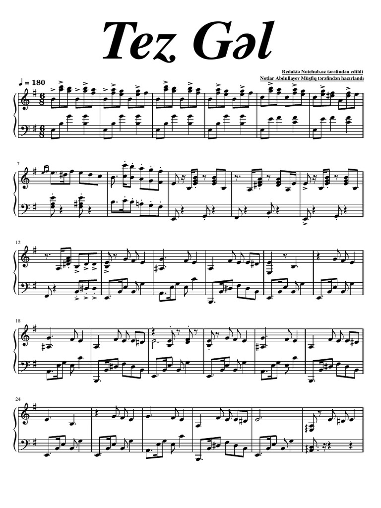 Tez GƏL (Notehub - Az) | PDF