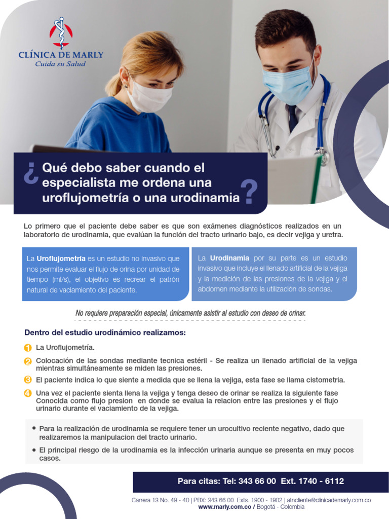 Uroflujometría y Urodinamia: Guía Esencial | PDF