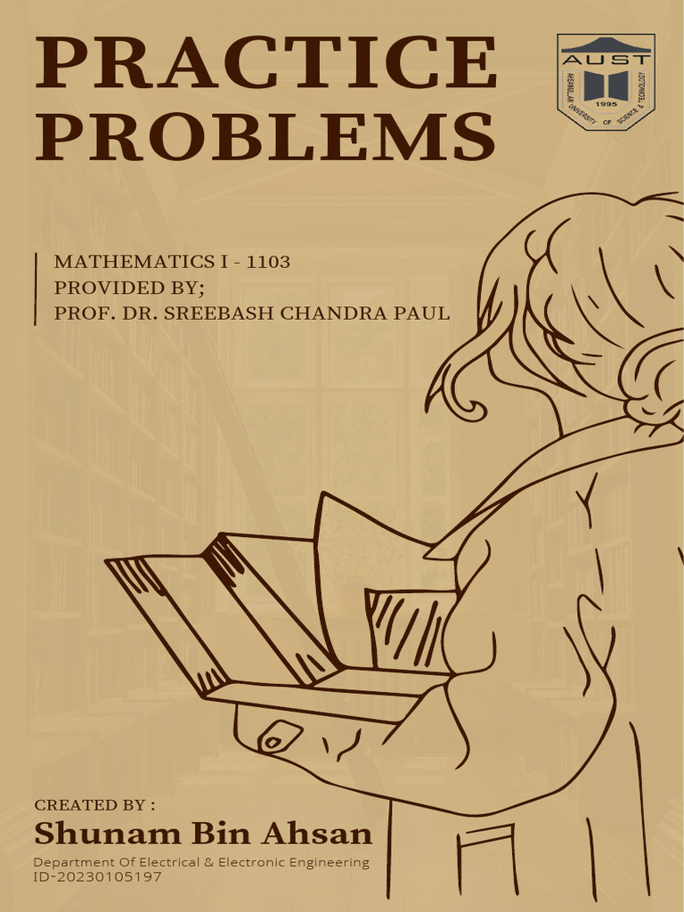 Math-1103 Practice Problem Sheets | PDF