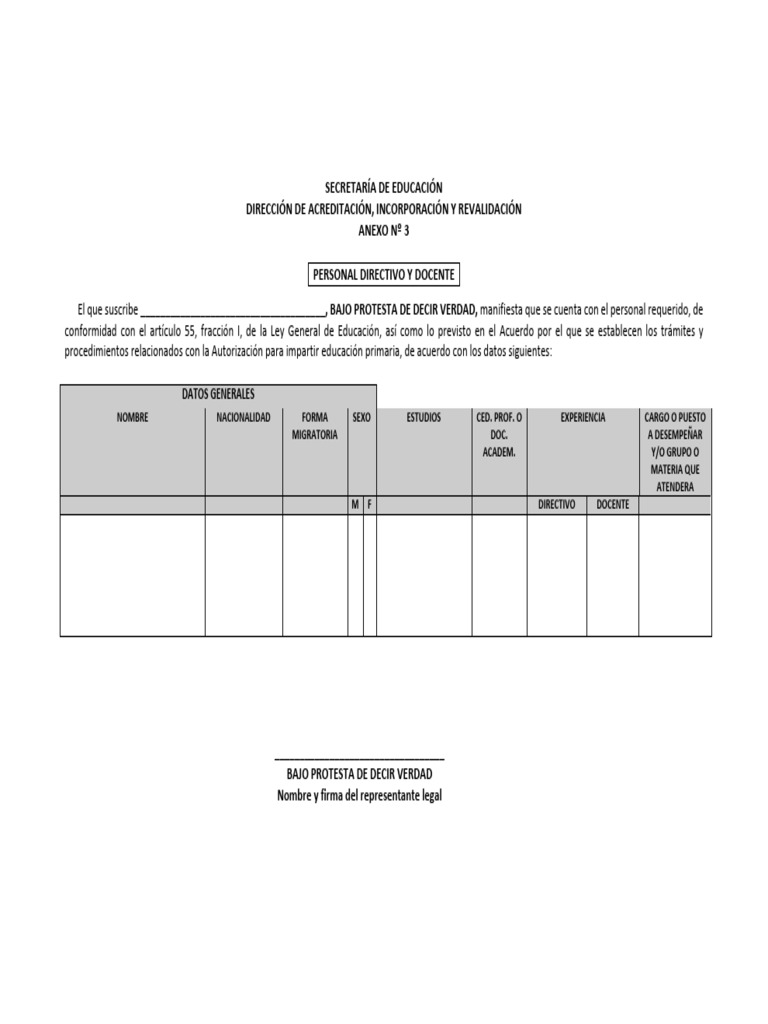 3 Anexos 3 y 3a Primaria Actualizados2 | PDF