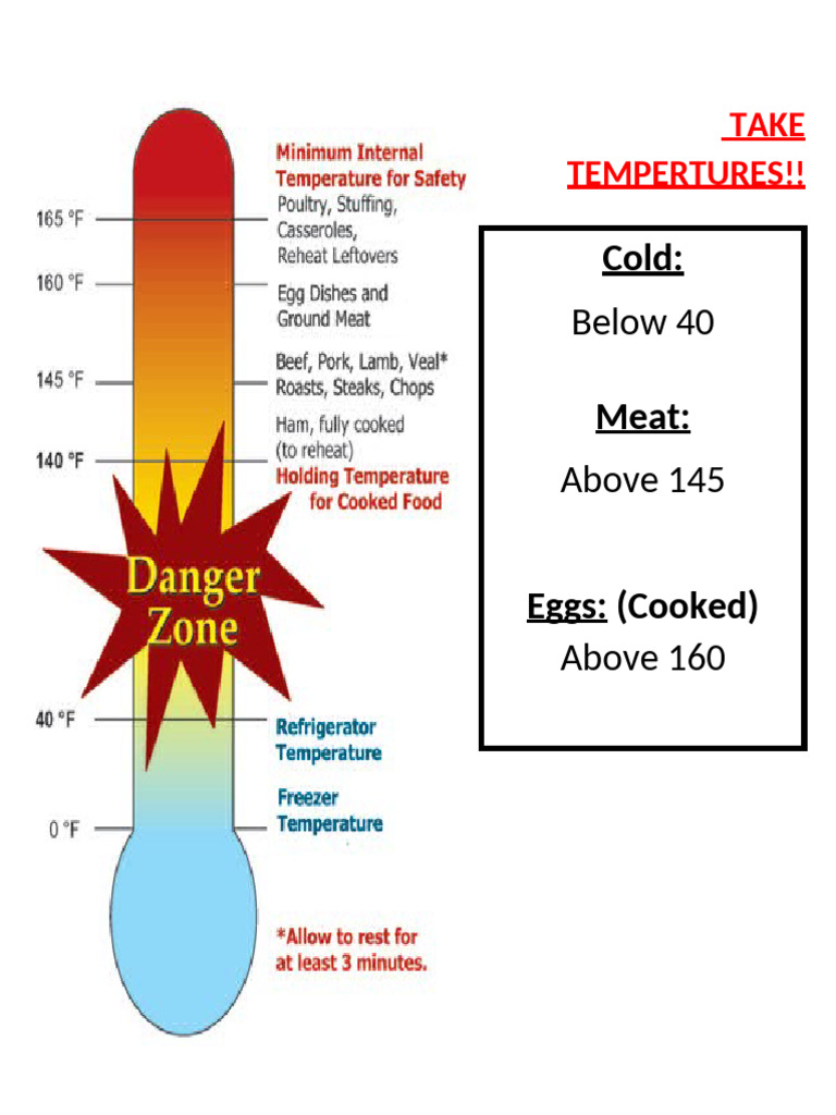 Temperture - Danger Zone | PDF