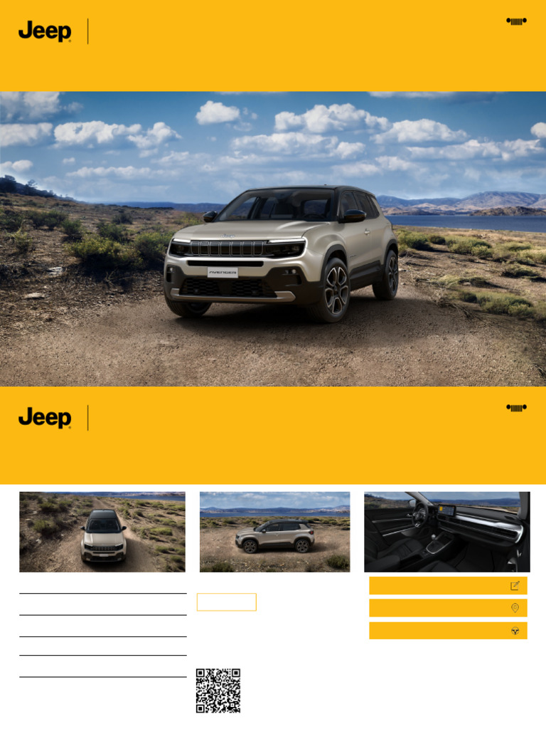 Jeep Avenger Summit 1.2 Turbo 100HP MT | PDF | Neumático | todoterreno