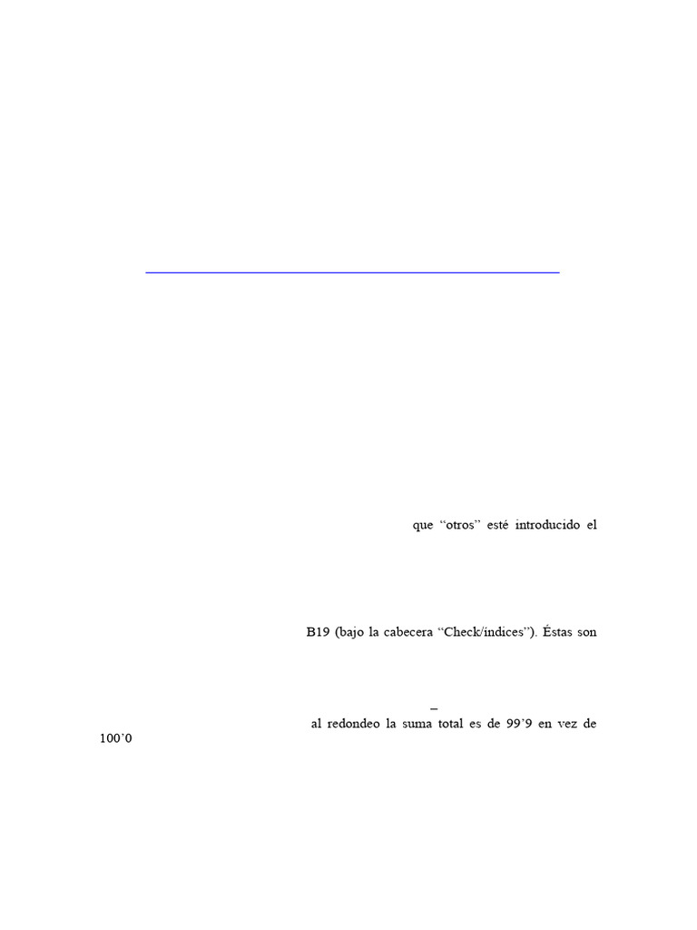 Indices Calc Esp | PDF | Hoja de cálculo | Microsoft Excel