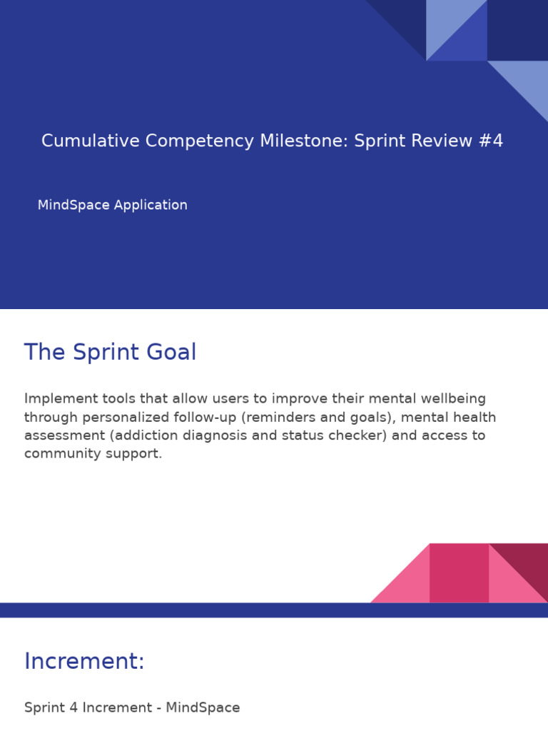 Cumulative Competency Milestone Sprint Review 4 | PDF