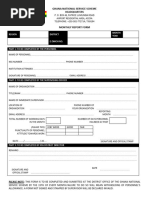 Nss Evaluation Form, 2024 | PDF