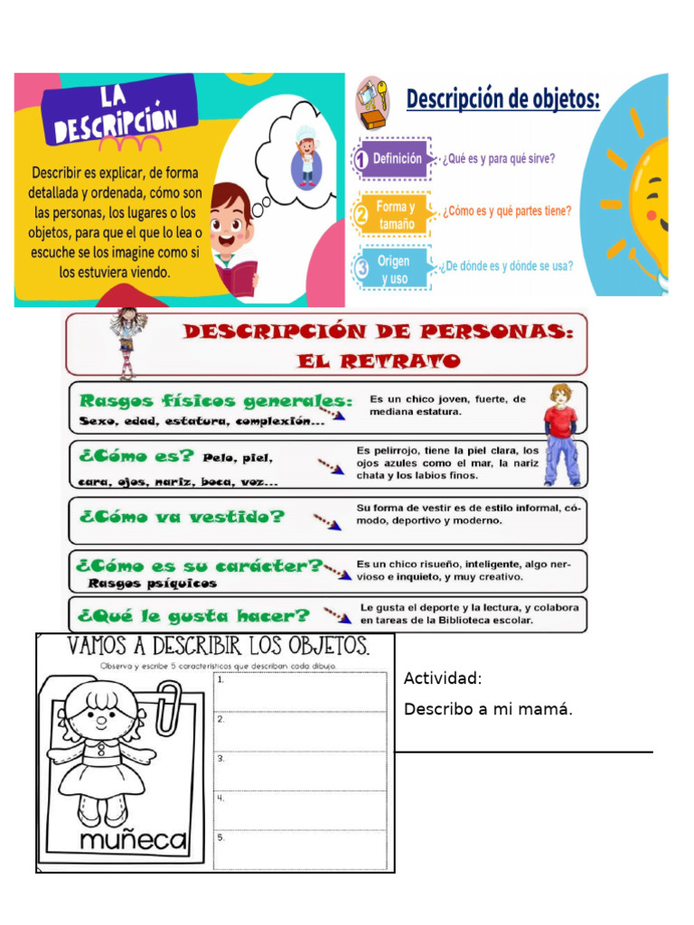 Que Es La Descripcion | PDF