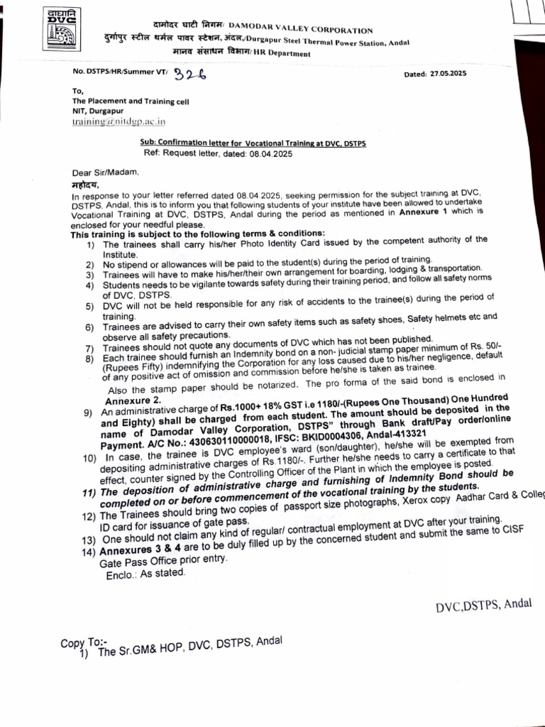 DSTPS DVC Andal | PDF