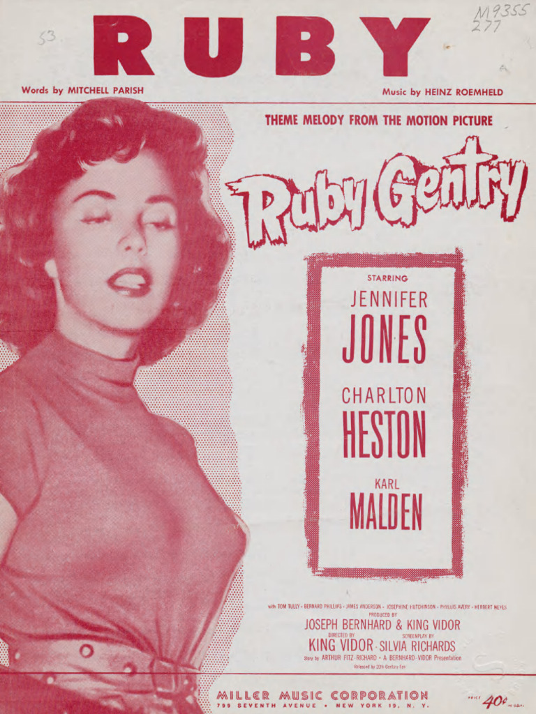 Ruby-1953 Obra para Piano | PDF