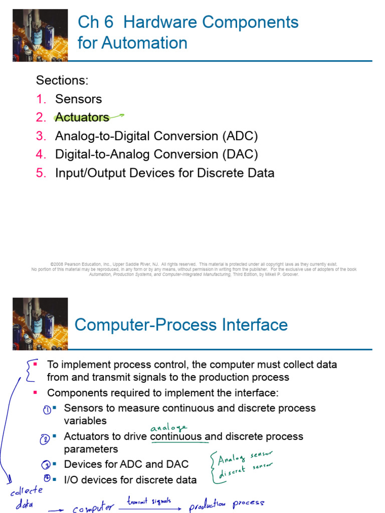 Series 3 - CH06 Hardware Components For Automation | PDF | Analog To ...