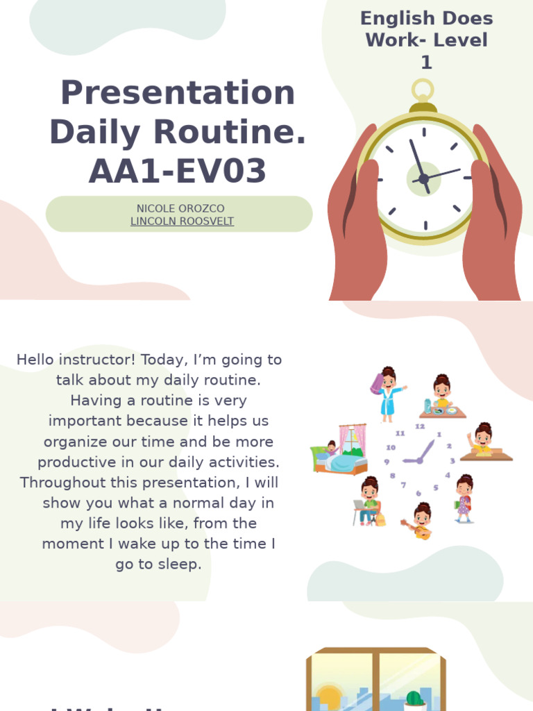 My Daily Routine | PDF