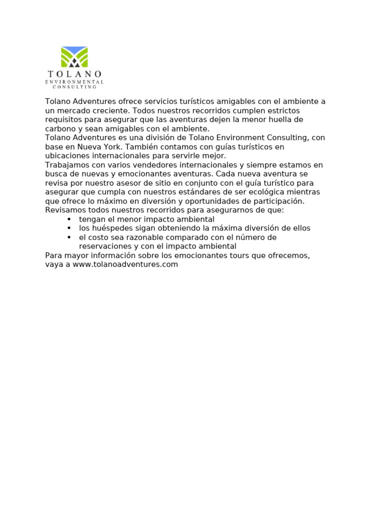 Aventuras Ecológicas de Tolano | PDF