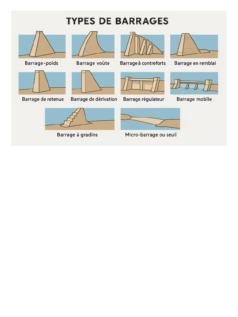 Schema Types Barrages Imprimable | PDF