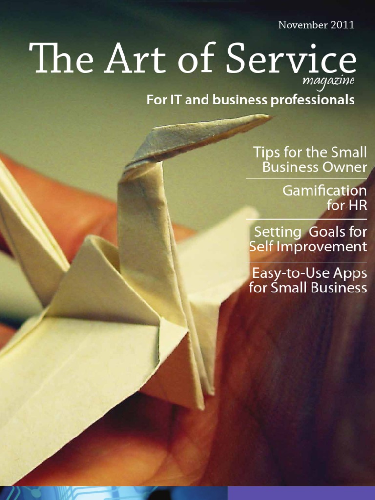 The Art of Service: Magazine | PDF | Cloud Computing | Smartphone