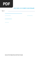 S4 Mathematics Scenario Questions 2025 | PDF | Equations | Algebra