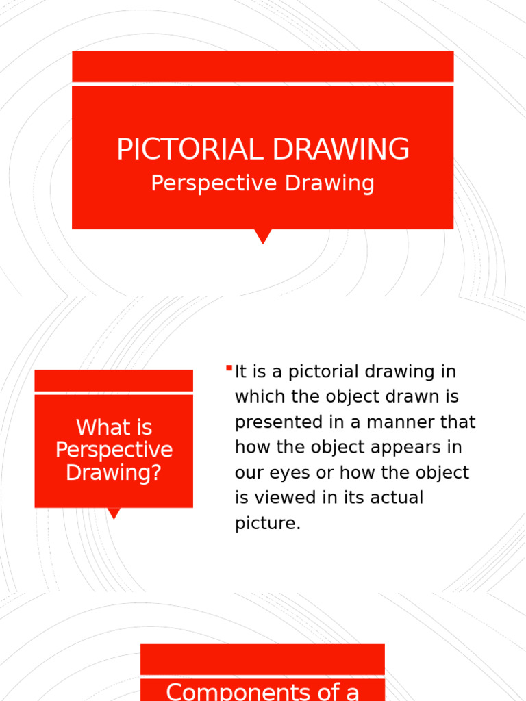 Pictorial Drawing Terms | PDF | Horizon | Perspective (Graphical)