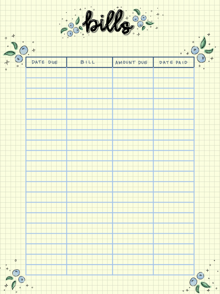 Bill Tracker | PDF