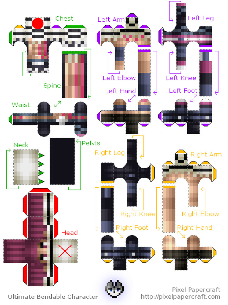 Minecraft Bendable Character | PDF