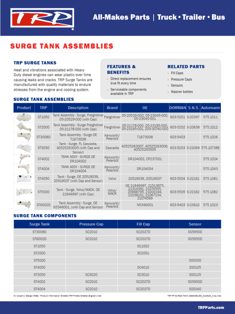 Oth P TRP FAB Surge Tanks en | PDF | Mechanical Engineering
