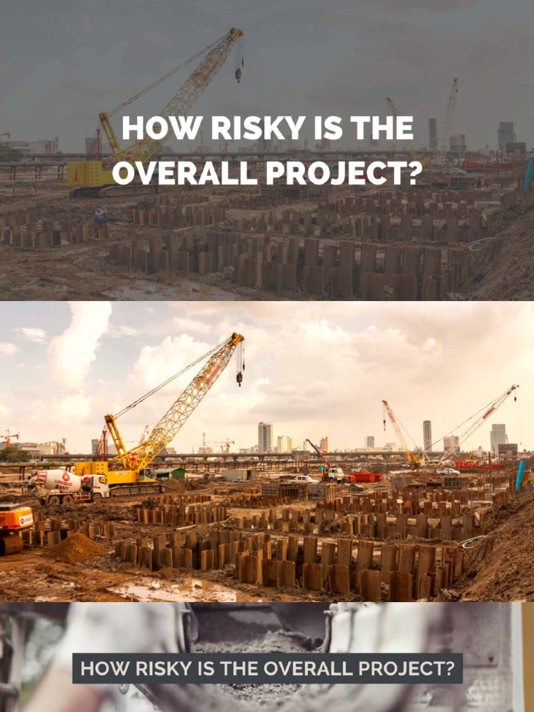 How Risky Is The Overall Project - W) W | PDF