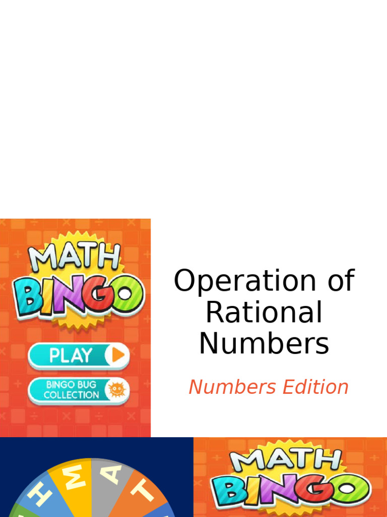 Math Bingo Game For Math 7 - q1-w8 | PDF