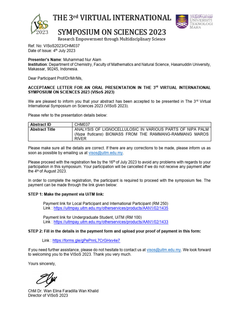 CHM037: Nipa Palm Biomass Analysis | PDF