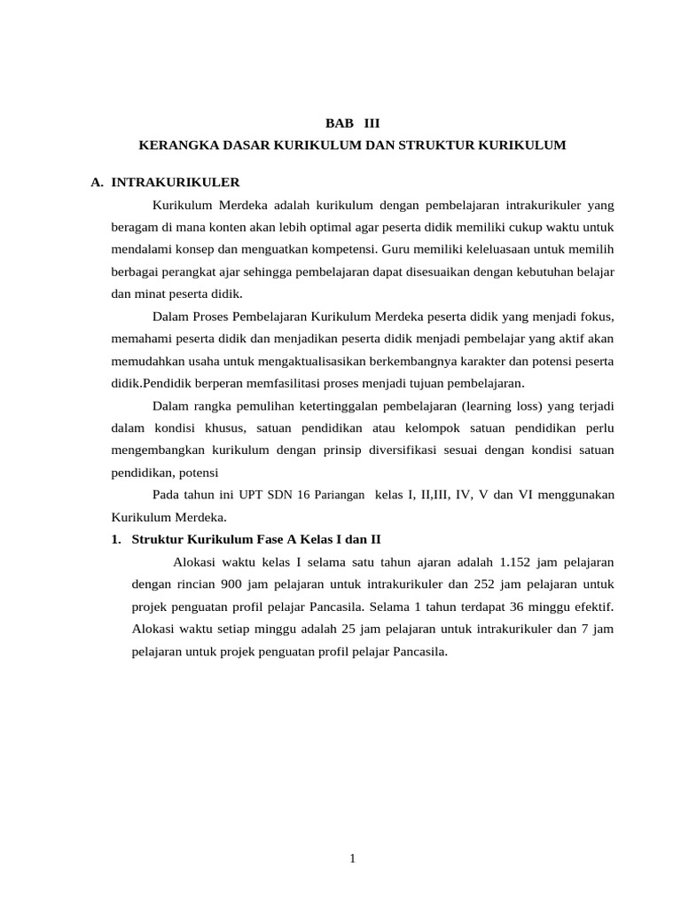 Kosp Upt SDN 16 PRG 2025-2026 - Ok | PDF