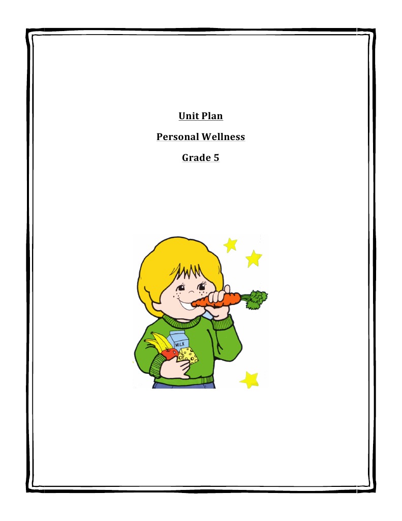 Grade 5 Personal Wellness Unit Plan | PDF | Smoothie | Foods