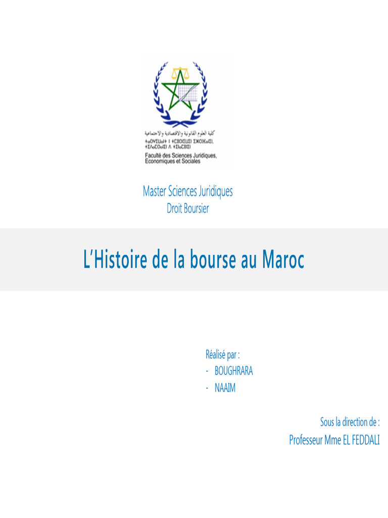 Histoire et évolution de la Bourse | PDF | Bourse des valeurs | Action ...