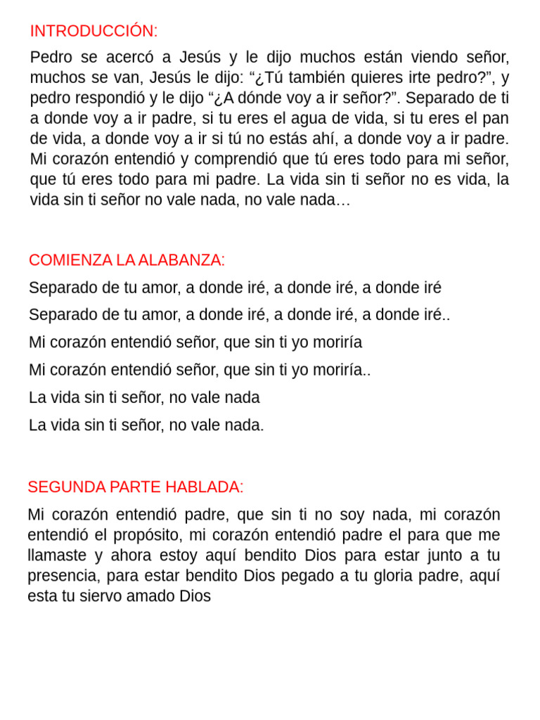 A Donde Ire PT.1 | PDF