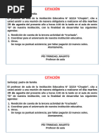 Citatorio 2025 | PDF