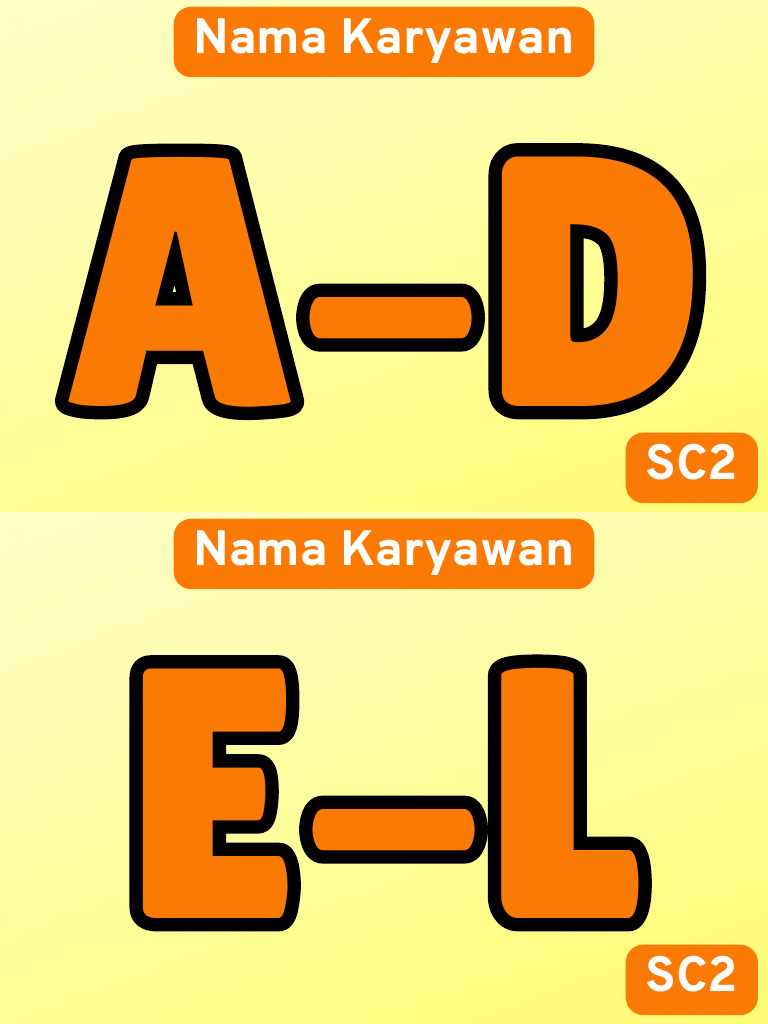 Inisial Karyawan - SC2 | PDF