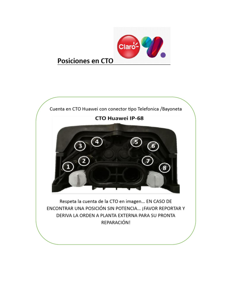 Posiciones en CTO | PDF