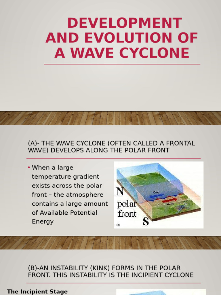Development and Evolution of Wave Cyclone | PDF | Cyclone | Tropics