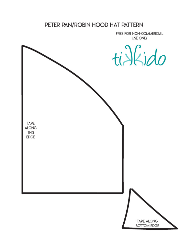 Free Peter Pan & Robin Hood Hat Pattern | PDF