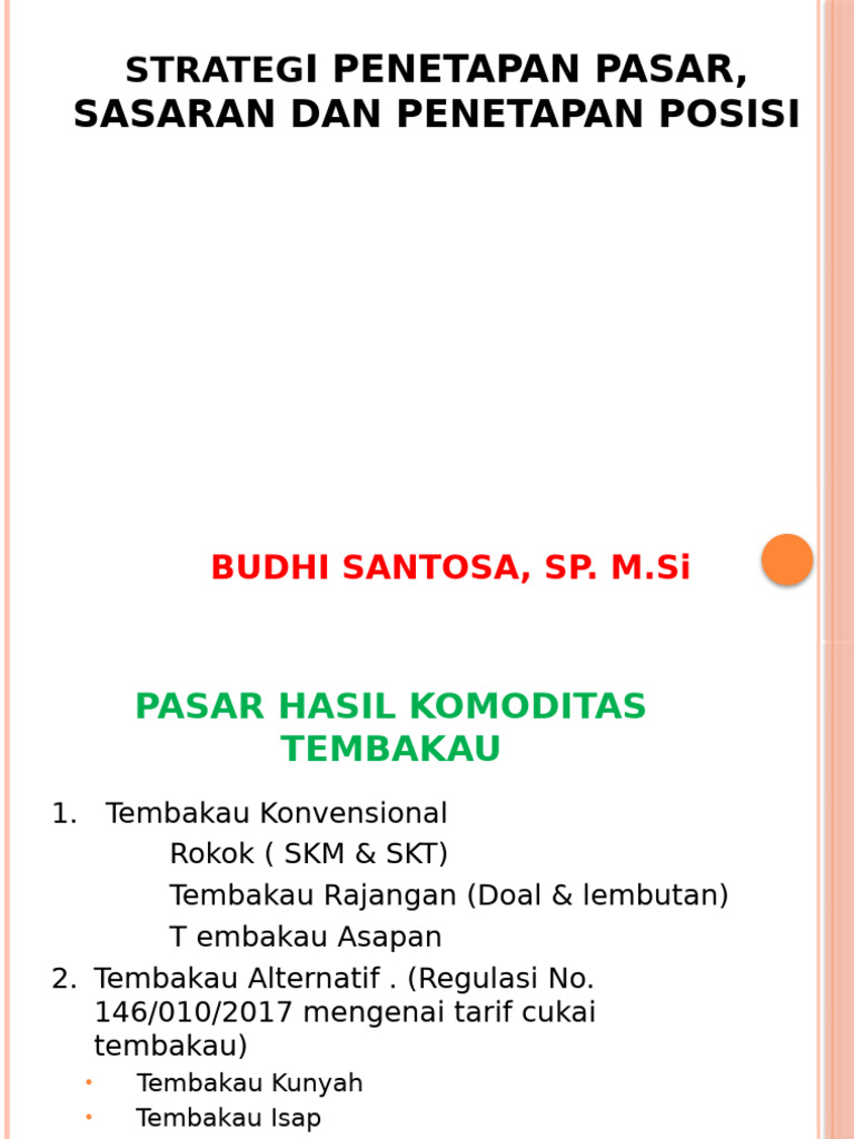 Budi Santosa - Tanaman Tembakau | PDF