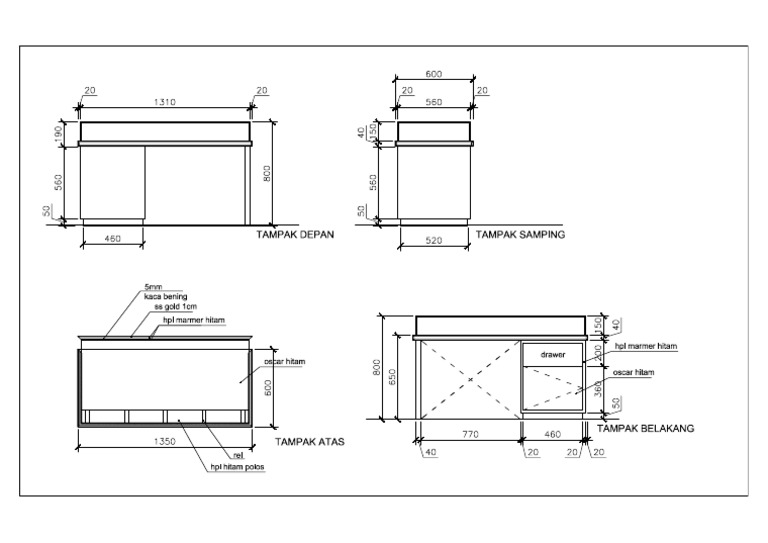 Meja Display | PDF