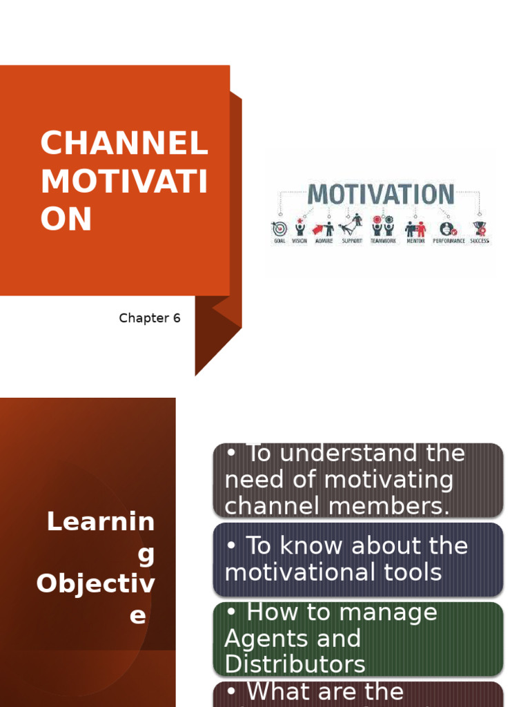 Motivating Channel Members Effectively | PDF | Motivation | Motivational