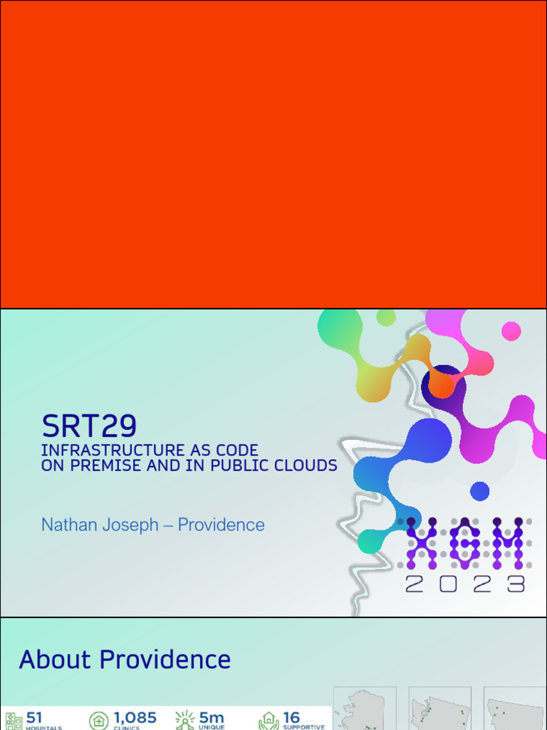 SRT29 Infrastructure As Code On Premise and in Public Clouds | PDF ...