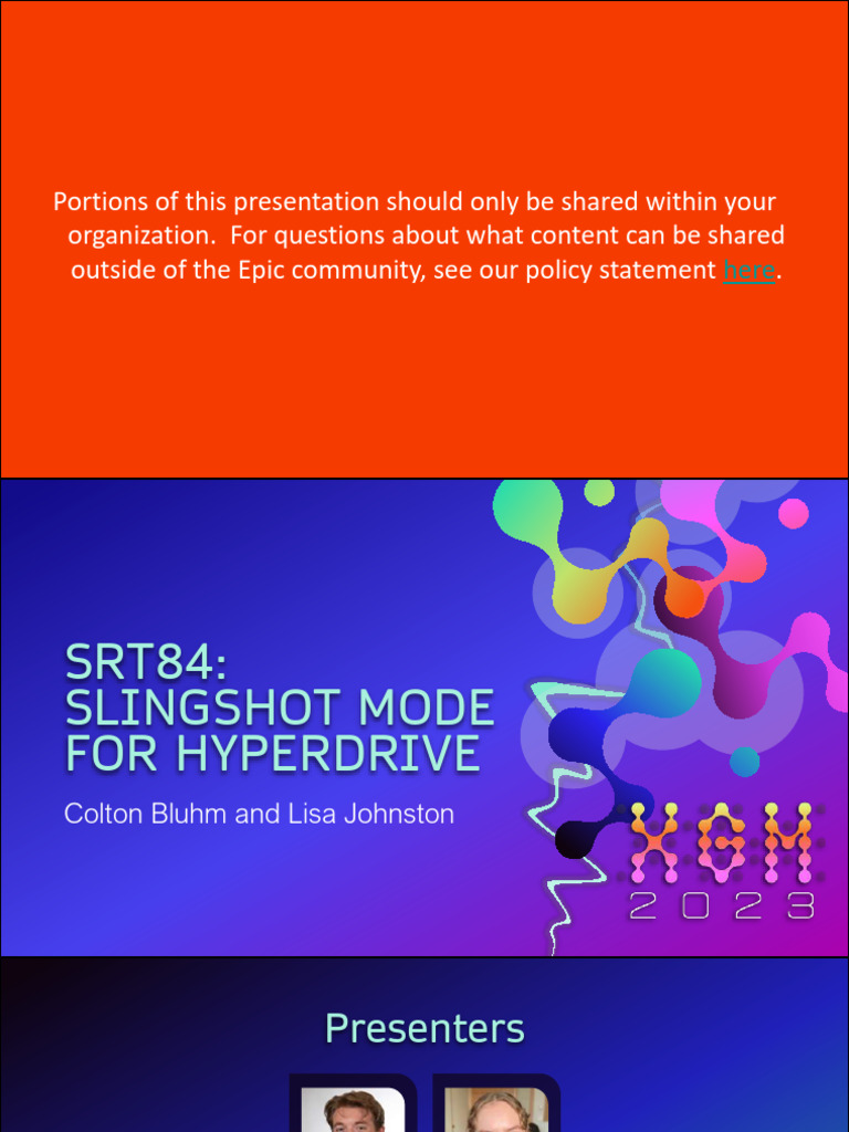 SRT84 Introduction To Slingshot Mode For Hyperdrive | PDF | System Software | Software