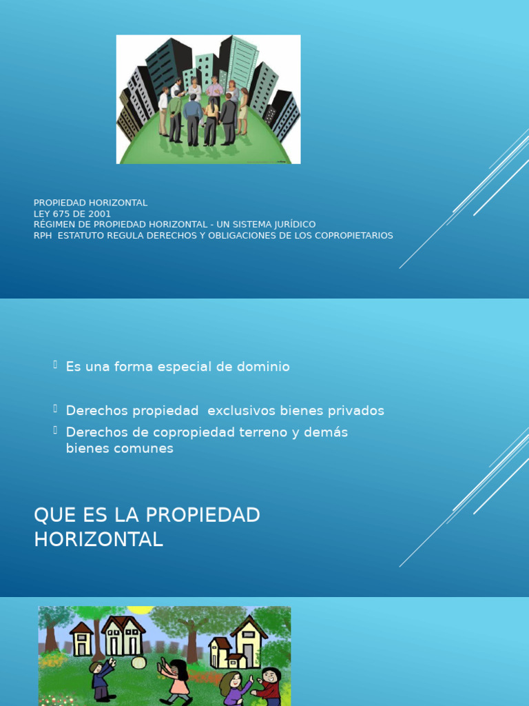 Propiedad Horizontal | PDF | Condominio | Propiedad