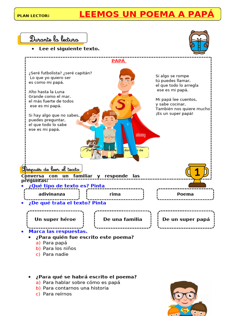 Poema para Papá: Celebrando su Grandeza | PDF