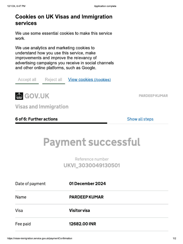 Reciept PK | PDF