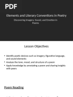 Poetry Pre - Test | PDF | Metaphor | Poetry