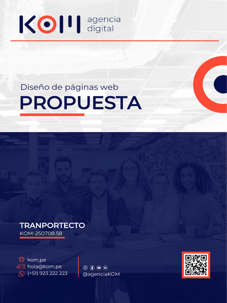 KOM - PE Propuesta Web Profesional TRANPORTECTO | PDF | Word Press ...